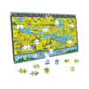 Vermilion Cartoon Map Puzzle - Fisher Maps