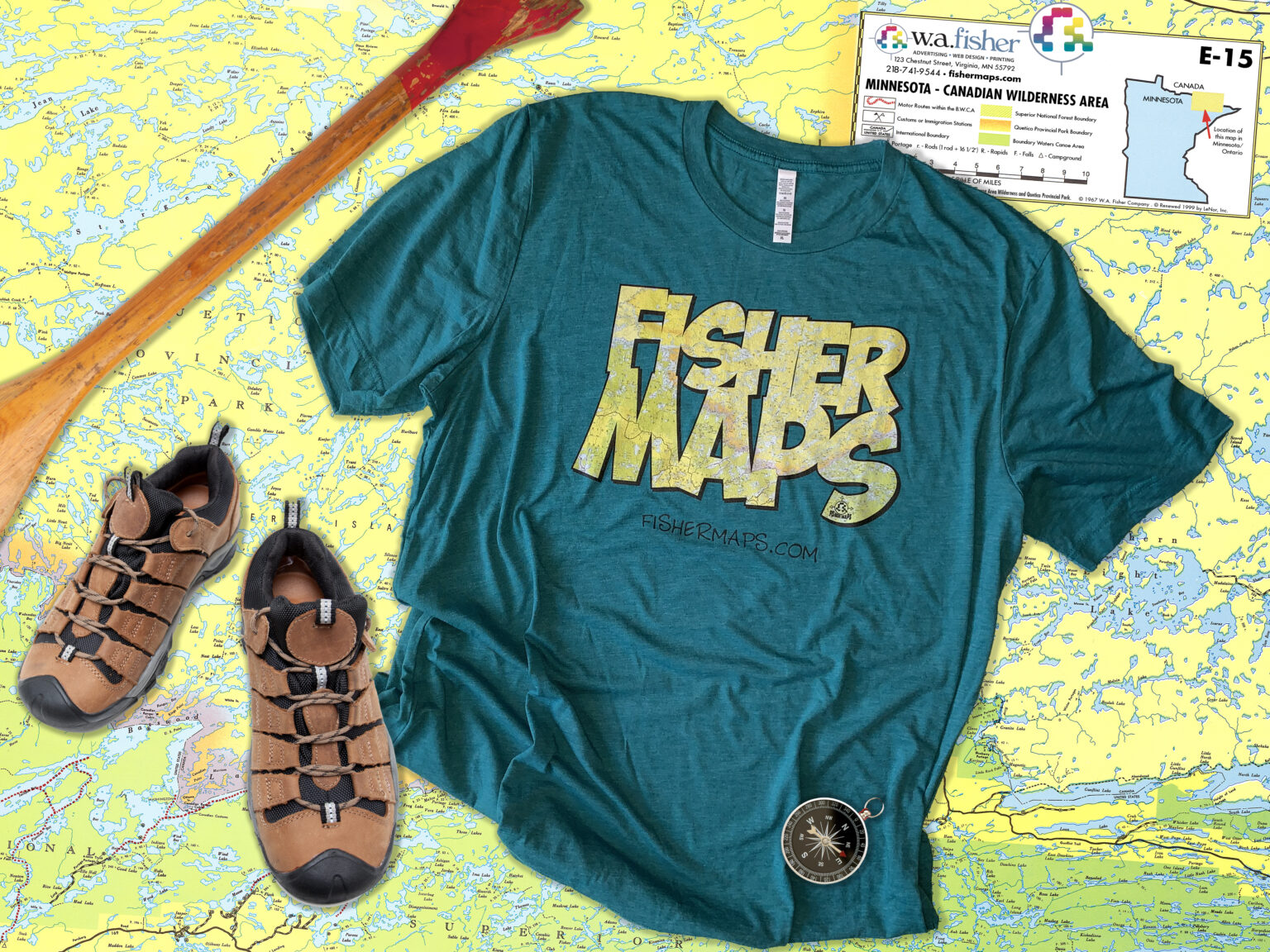 Fisher Maps | BWCA, Quetico State Park, Voyageurs National Park